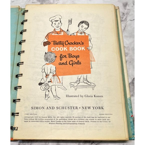 Kitchen | Original Betty Crockers Cookbook For Boys Girls 1957 1st Ed ...